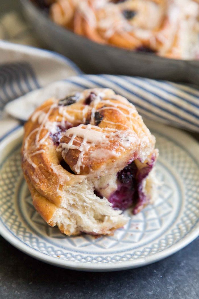 Sweet Blueberry Rolls - The Little Epicurean