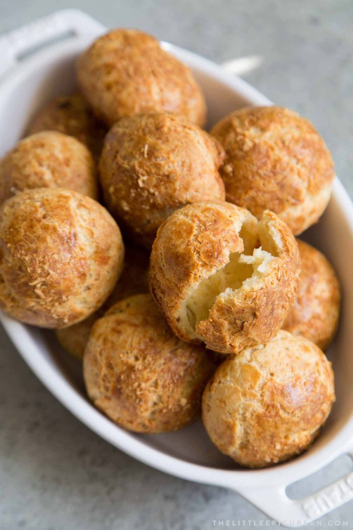 Black Pepper Gougeres - The Little Epicurean