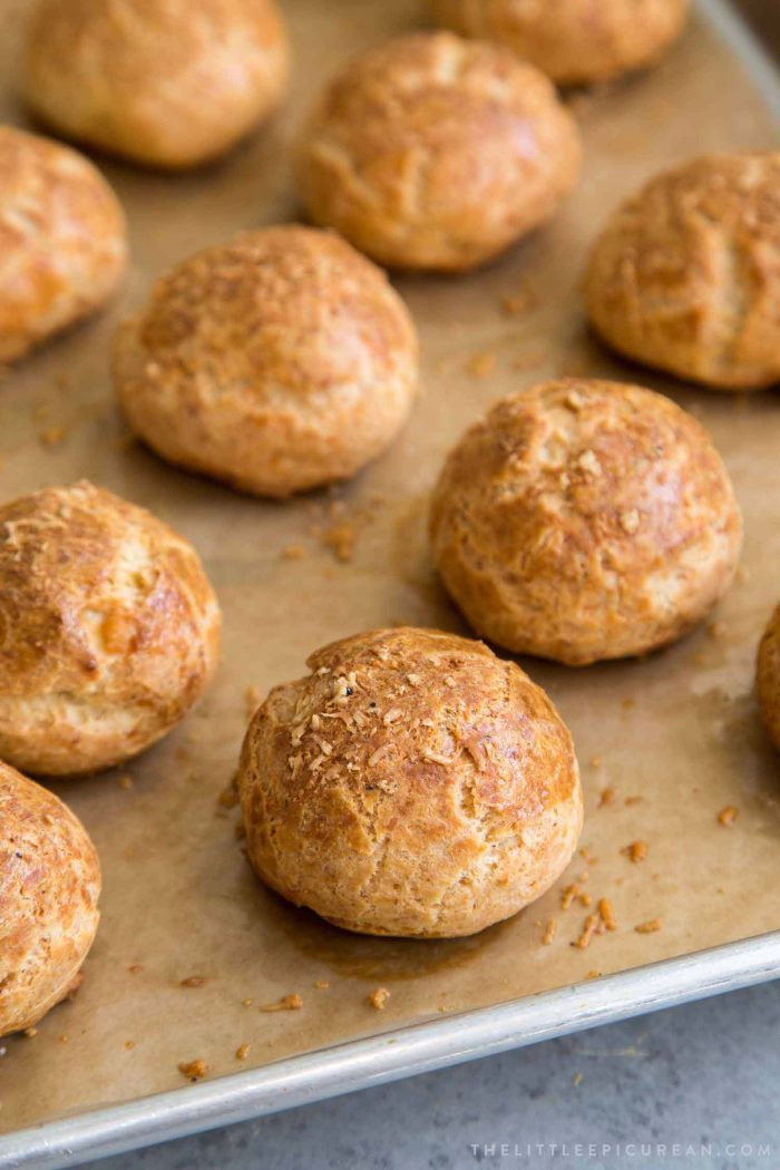 Black Pepper Gougeres - The Little Epicurean