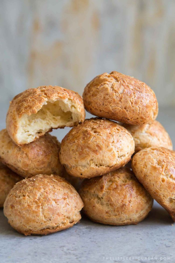 Black Pepper Gougeres - The Little Epicurean