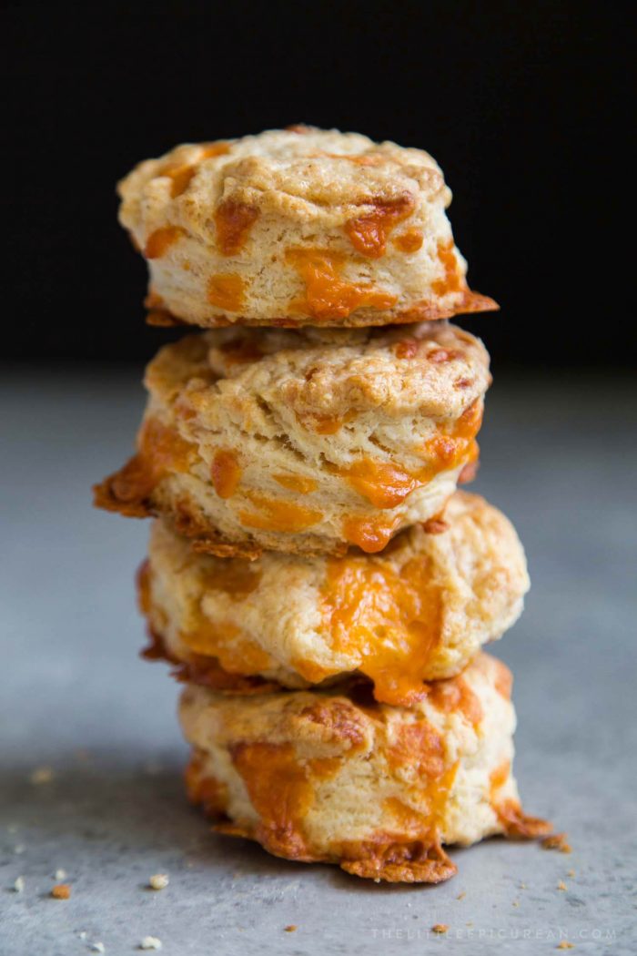 Cheesy Cheddar Biscuits - The Little Epicurean