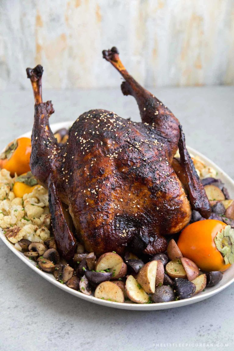 Sesame Soy Sauce Roasted Turkey - The Little Epicurean