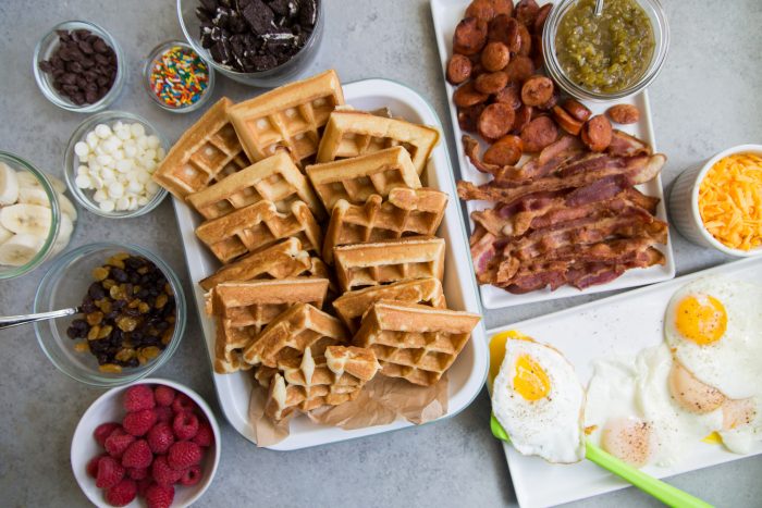 Vodka Spiced Punch and a Waffle Bar - The Little Epicurean