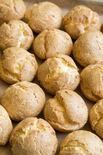 Matcha Cream Puffs - The Little Epicurean