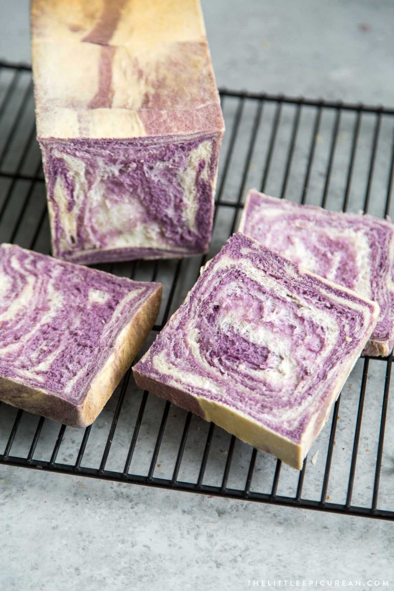 Ube Milk Bread - The Little Epicurean