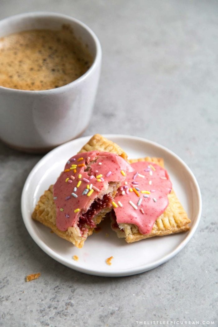Chia Strawberry Jam Pop Tarts - The Little Epicurean