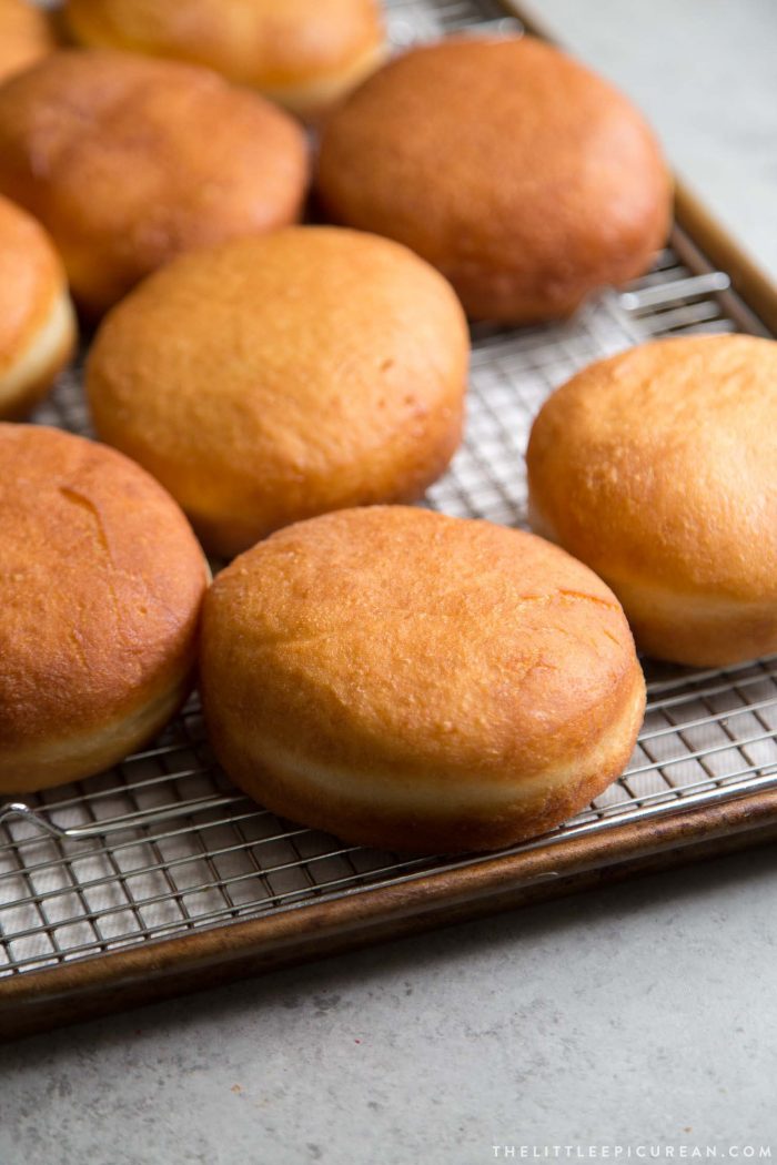 Chia Berry Jelly Donuts - The Little Epicurean