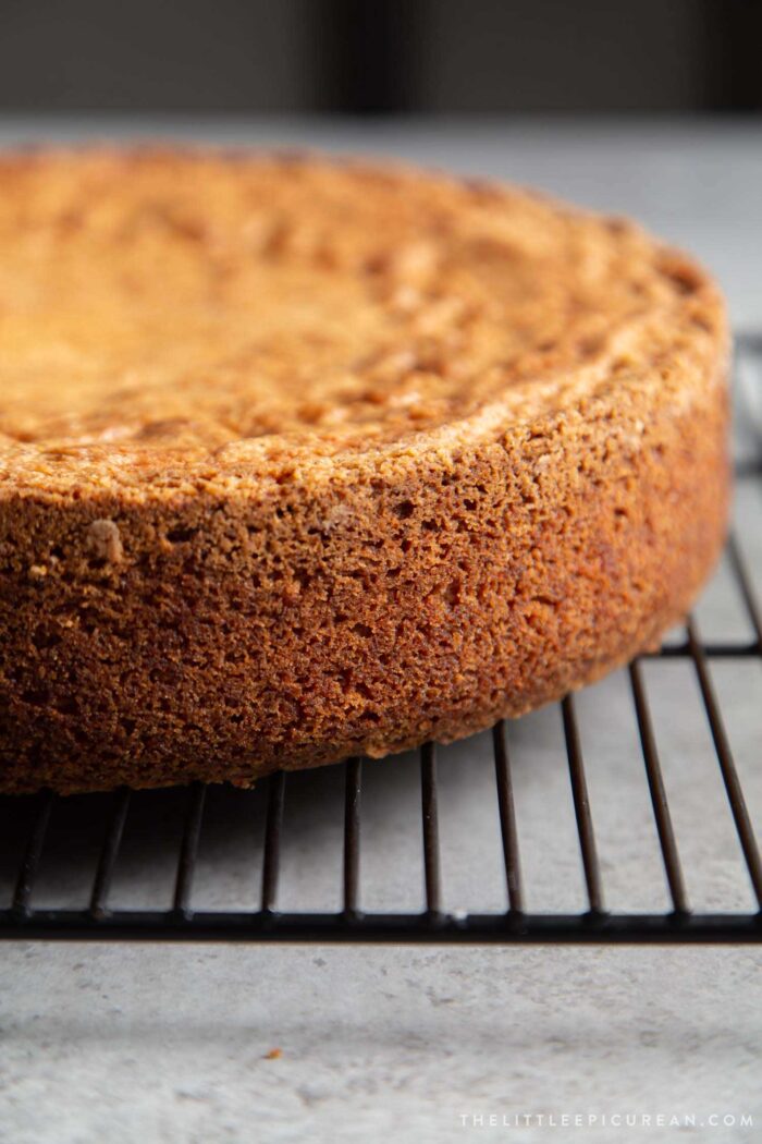 Strawberry Basque Cake - The Little Epicurean