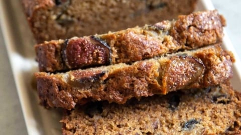 Fig Banana Bread - The Little Epicurean