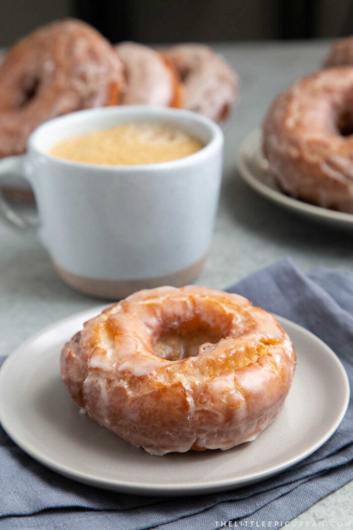 Brown Butter Glazed Old Fashioned Donuts - The Little Epicurean