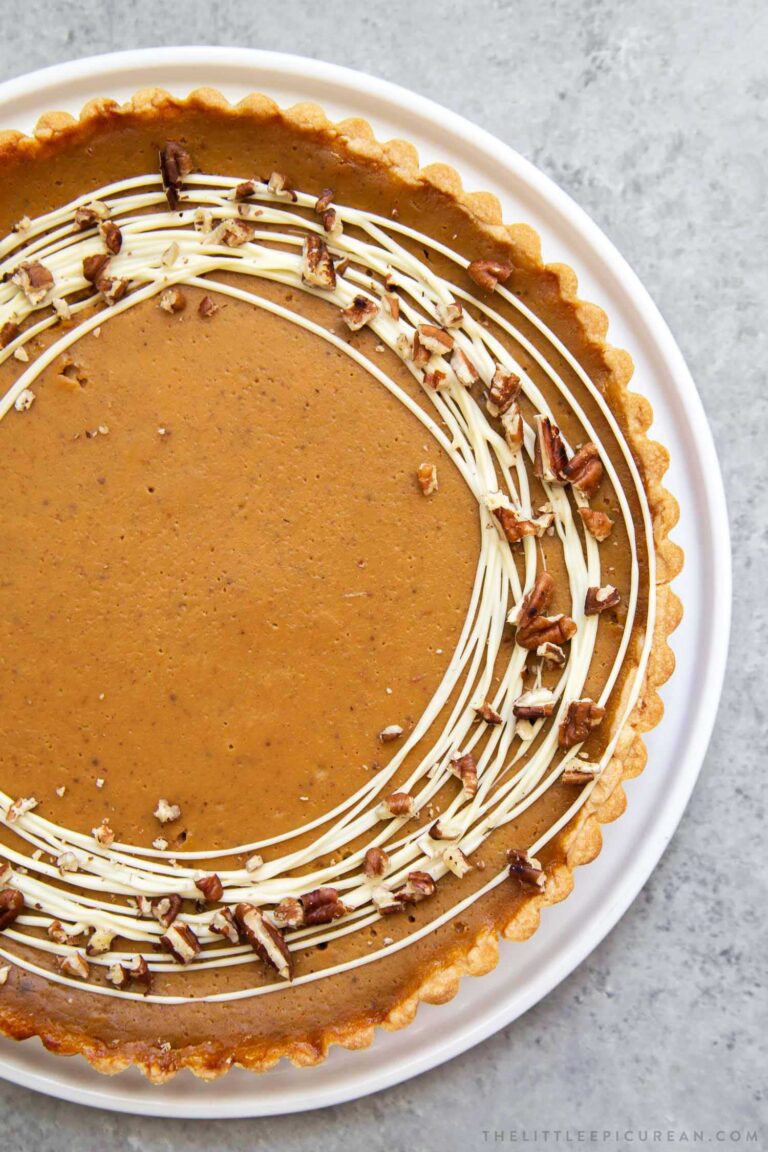 Easy Pumpkin Tart - The Little Epicurean