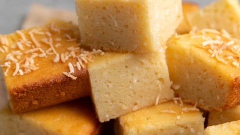 Butter Mochi - The Little Epicurean
