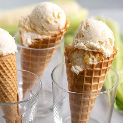 No Churn Corn Ice Cream - The Little Epicurean