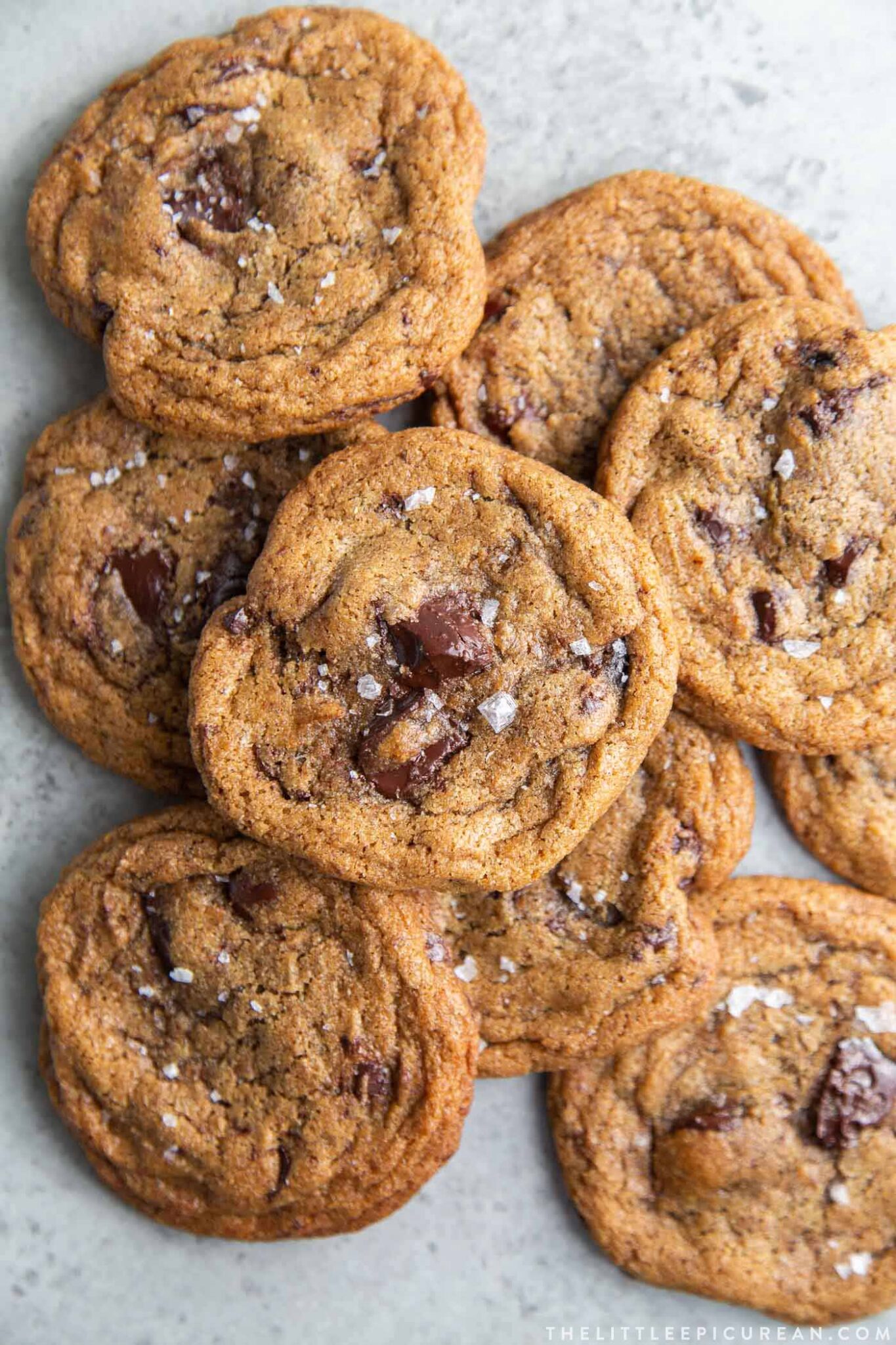 Rye Chocolate Chip Cookies - The Little Epicurean