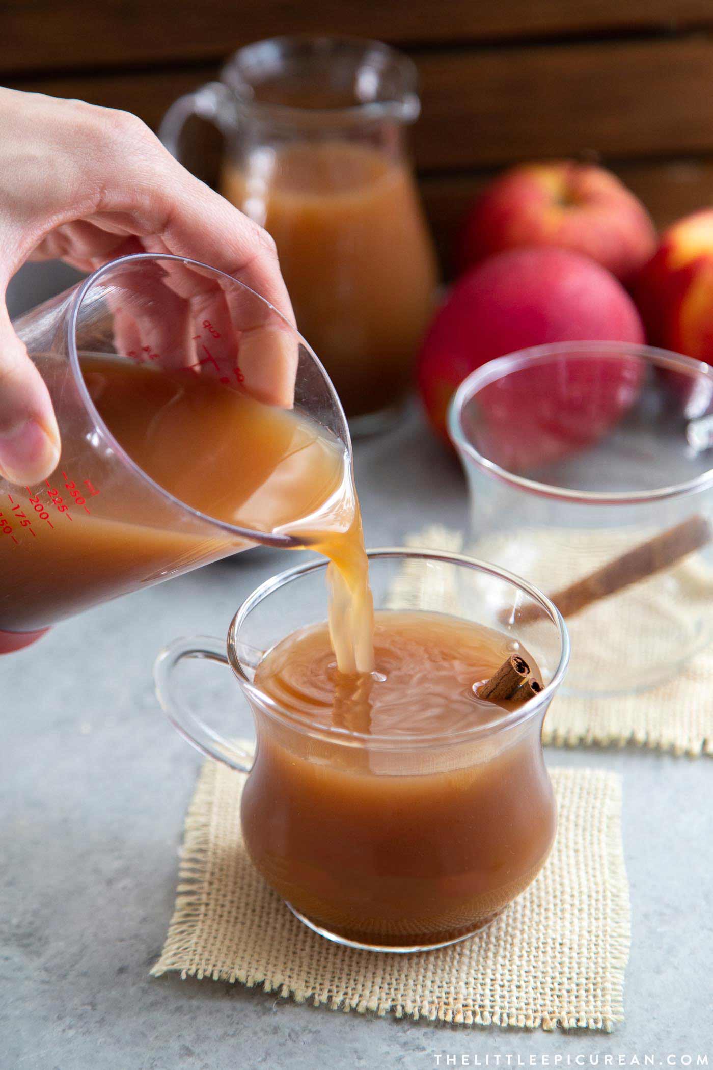 Spiked Apple Cider - The Little Epicurean