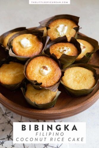 Bibingka (Coconut Rice Cake) - The Little Epicurean