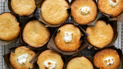 Bibingka (Coconut Rice Cake) - The Little Epicurean