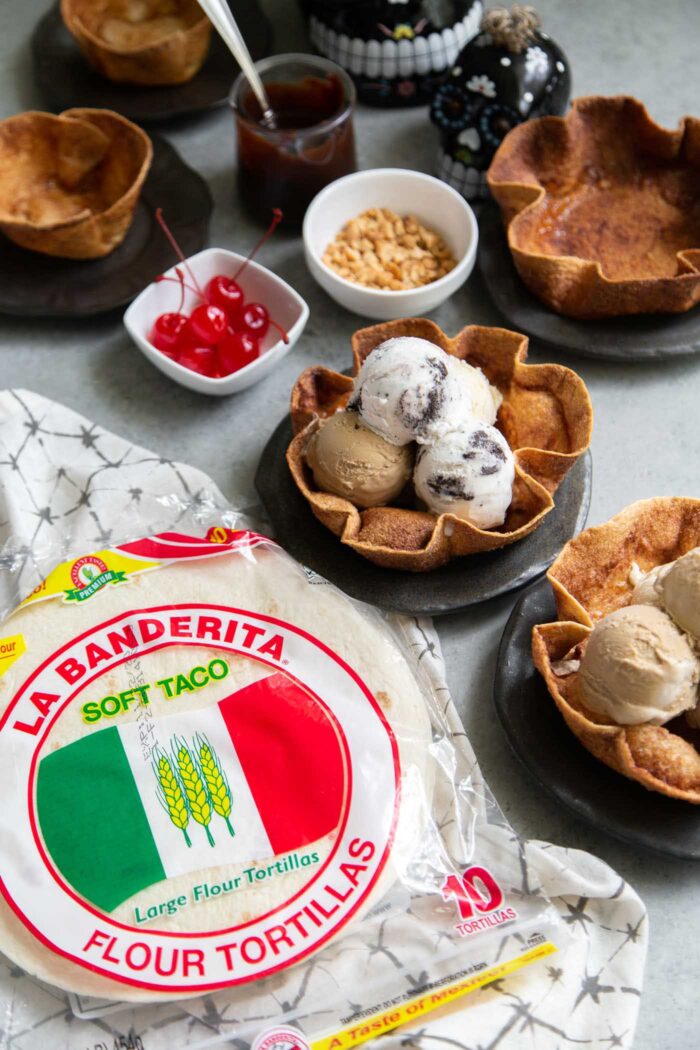 Baked Tortilla Bowl - The Little Epicurean