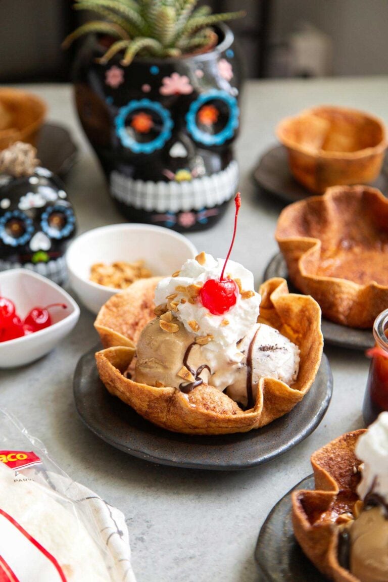 Baked Tortilla Bowl - The Little Epicurean