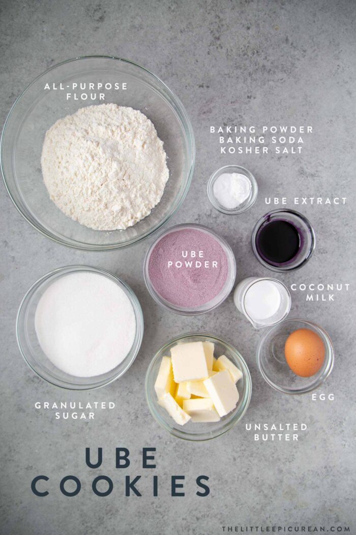 Ube Sugar Cookies - The Little Epicurean