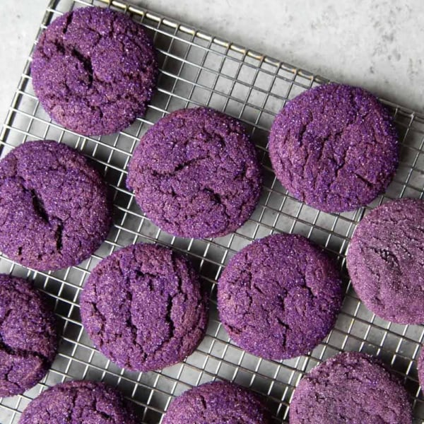 Ube Sugar Cookies - The Little Epicurean