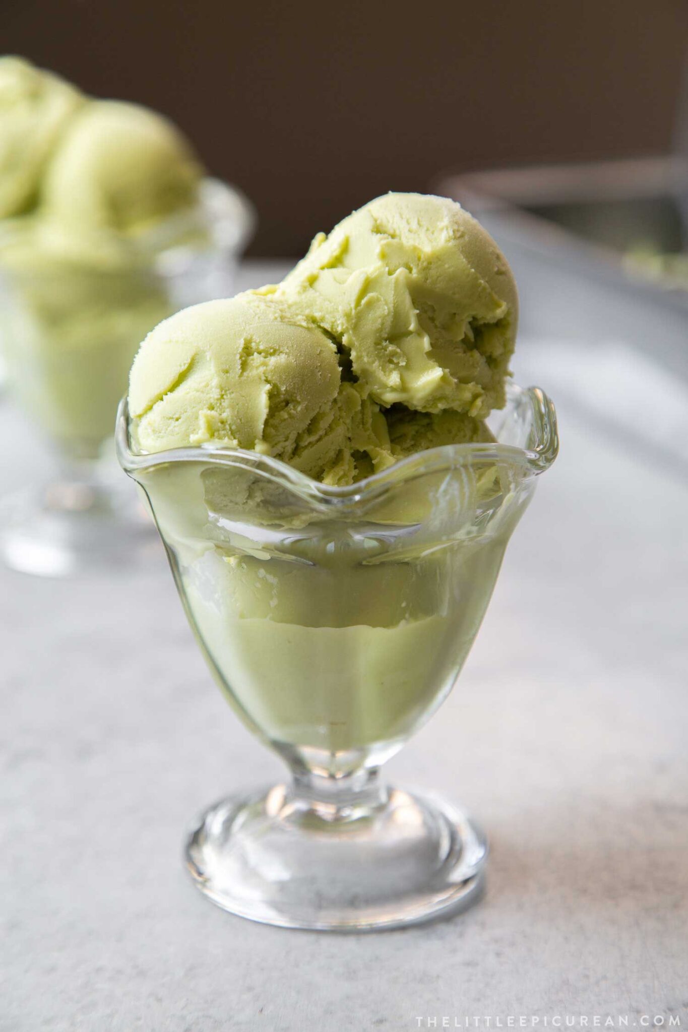 Avocado Ice Cream - The Little Epicurean