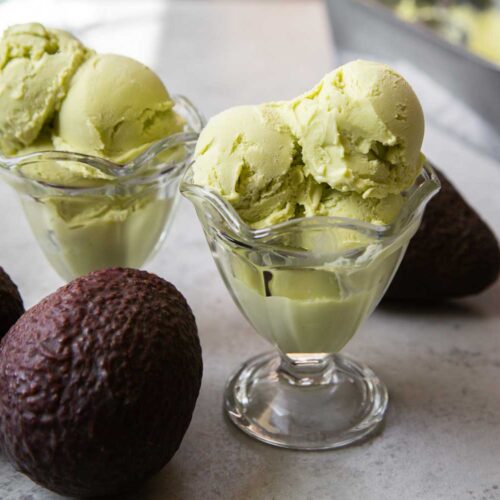 Avocado Ice Cream - The Little Epicurean