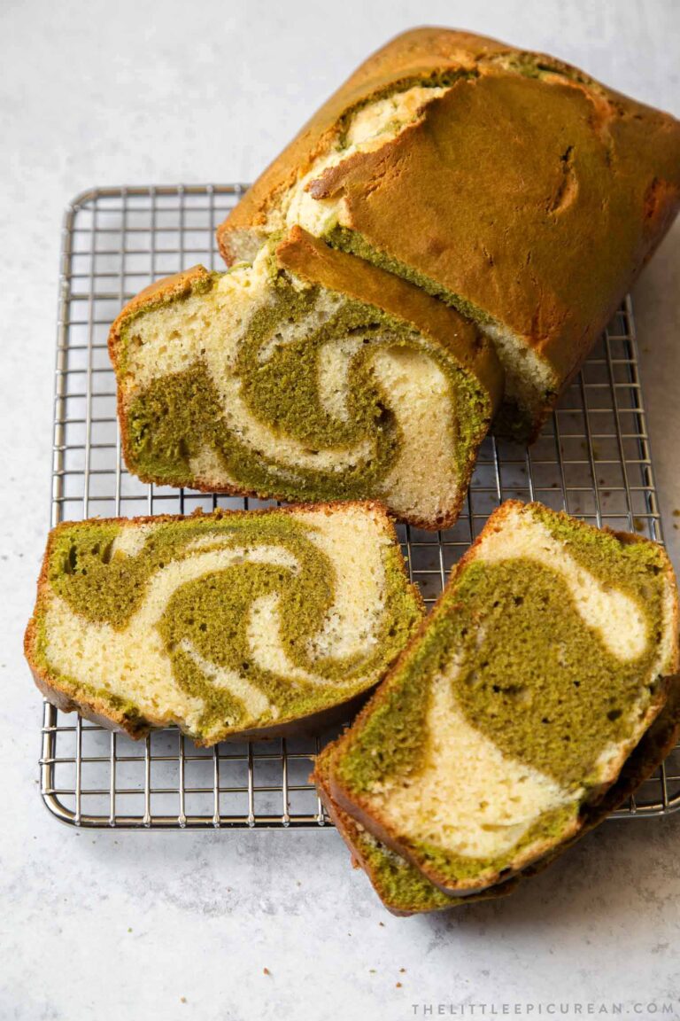 Matcha Pound Cake - The Little Epicurean