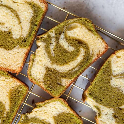 Matcha Pound Cake - The Little Epicurean