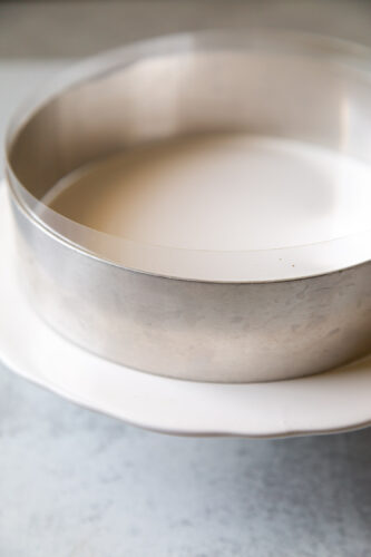 Strawberry Yogurt Mousse Cake- The Little Epicurean