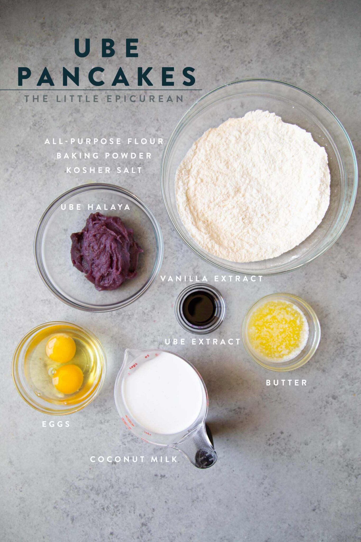 Ube Pancakes - The Little Epicurean