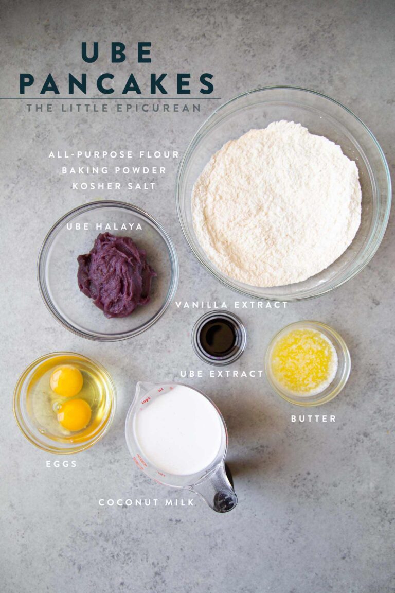 Ube Pancakes - The Little Epicurean