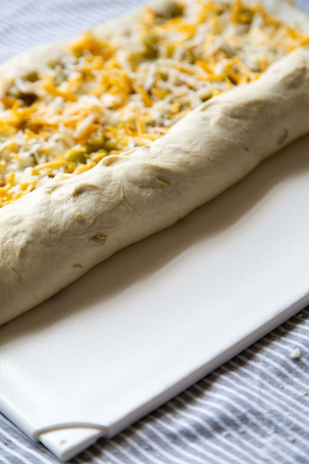 Roasted Green Chile Cheese Bread Rolls - The Little Epicurean