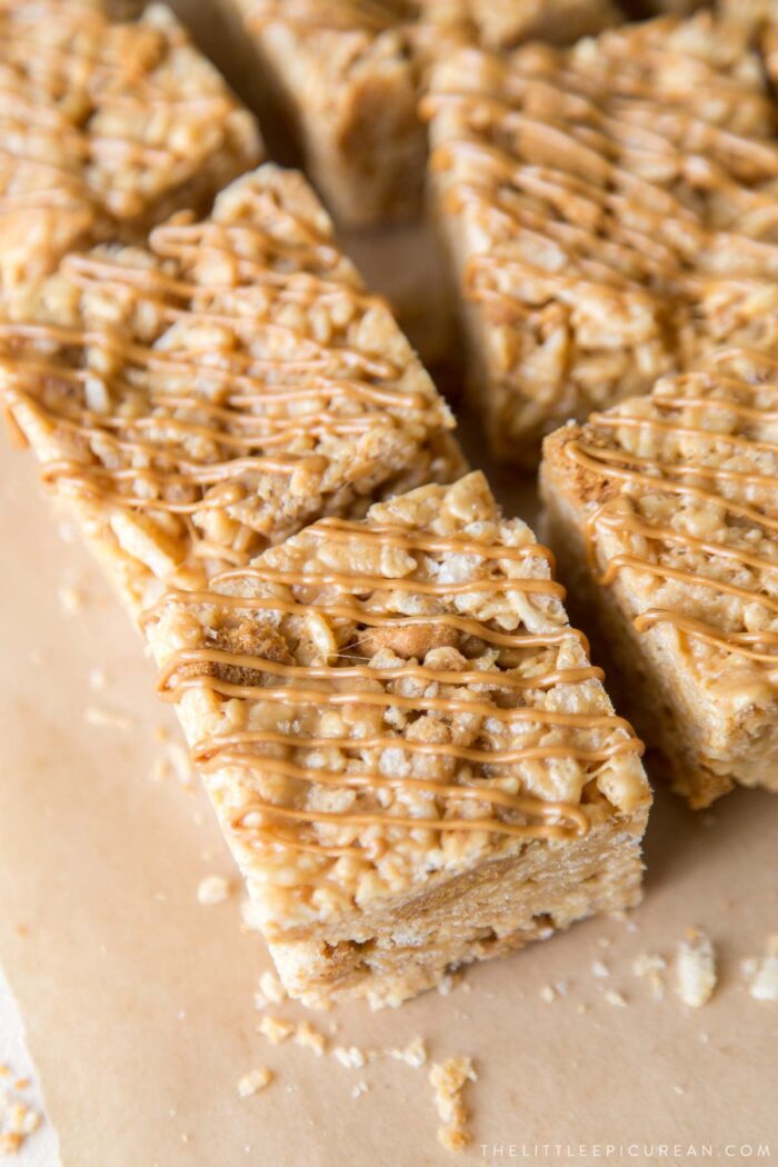 Biscoff Rice Krispies Treats - The Little Epicurean