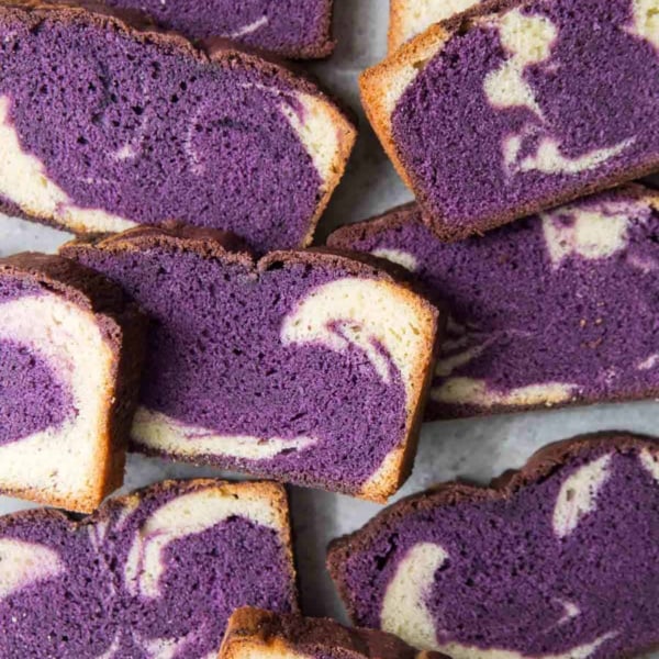 Ube Pound Cake - The Little Epicurean