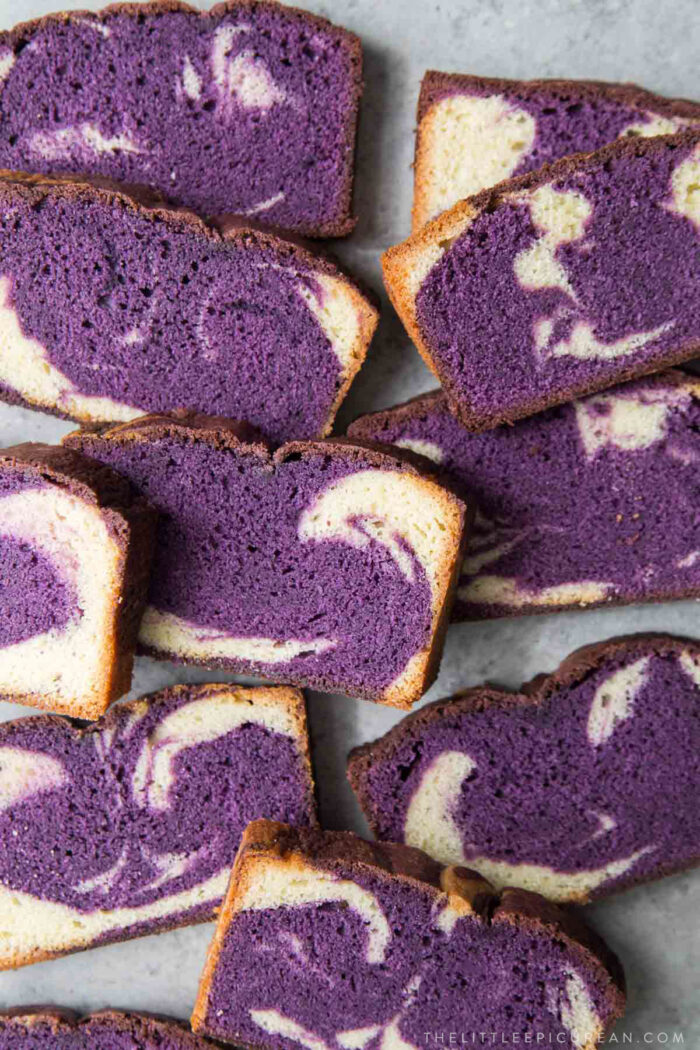 Ube Pound Cake - The Little Epicurean