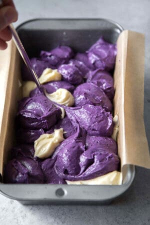 Ube Pound Cake - The Little Epicurean