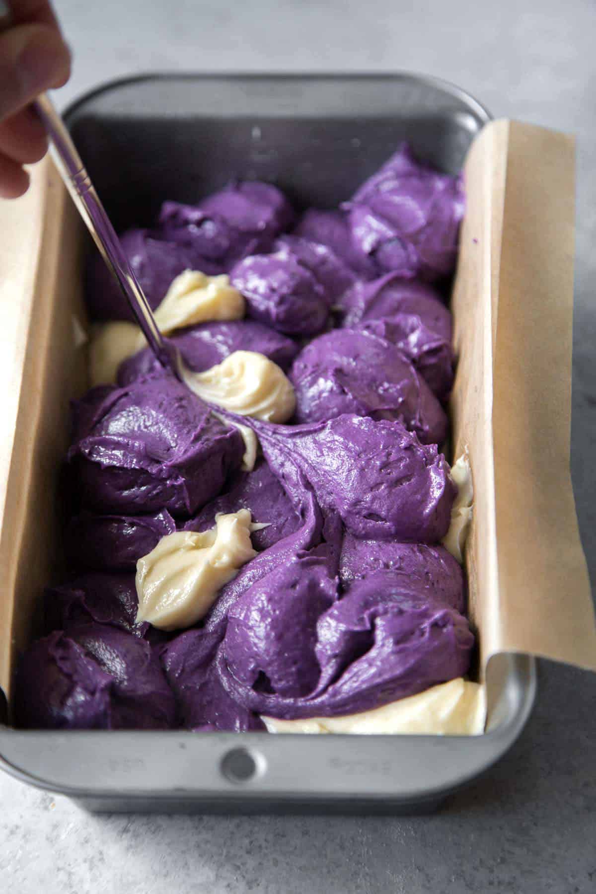 Ube Pound Cake - The Little Epicurean