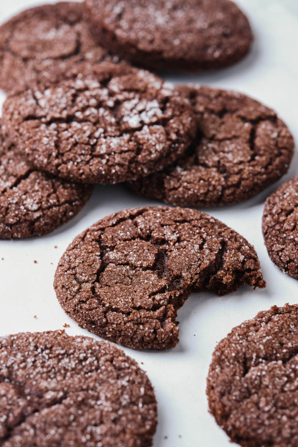 Chocolate Sugar Cookies - The Little Epicurean