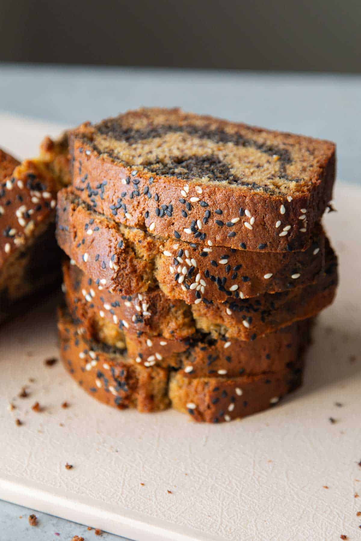 Black Sesame Banana Bread - The Little Epicurean